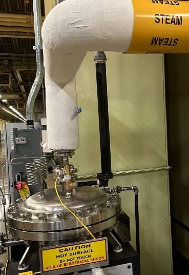 High temperature, electric steam pyrolysis, steam heating softening ...